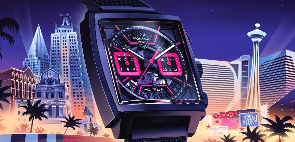 The TAG Heuer Monaco Gets a Dose of Neon Pink with the New Monaco Pink ...