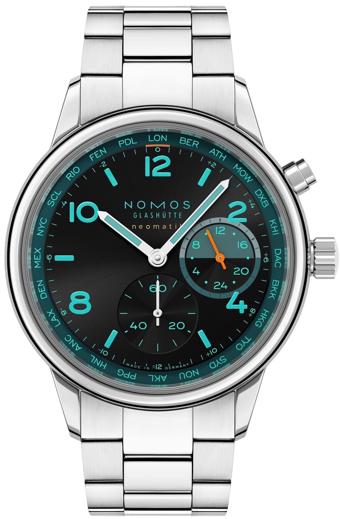 Nomos Glashutte Club Sport Neomatik Worldtimer Trace Limited Edition ...