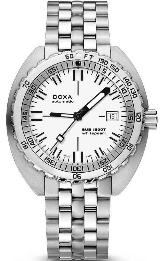 Doxa SUB 1500T Whitepearl Bracelet Watch 883.10.011.10 | C W Sellors ...