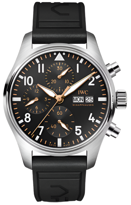 IWC Pilots Chronograph APX GP 41mm Black Watch IW388116 | C W Sellors ...