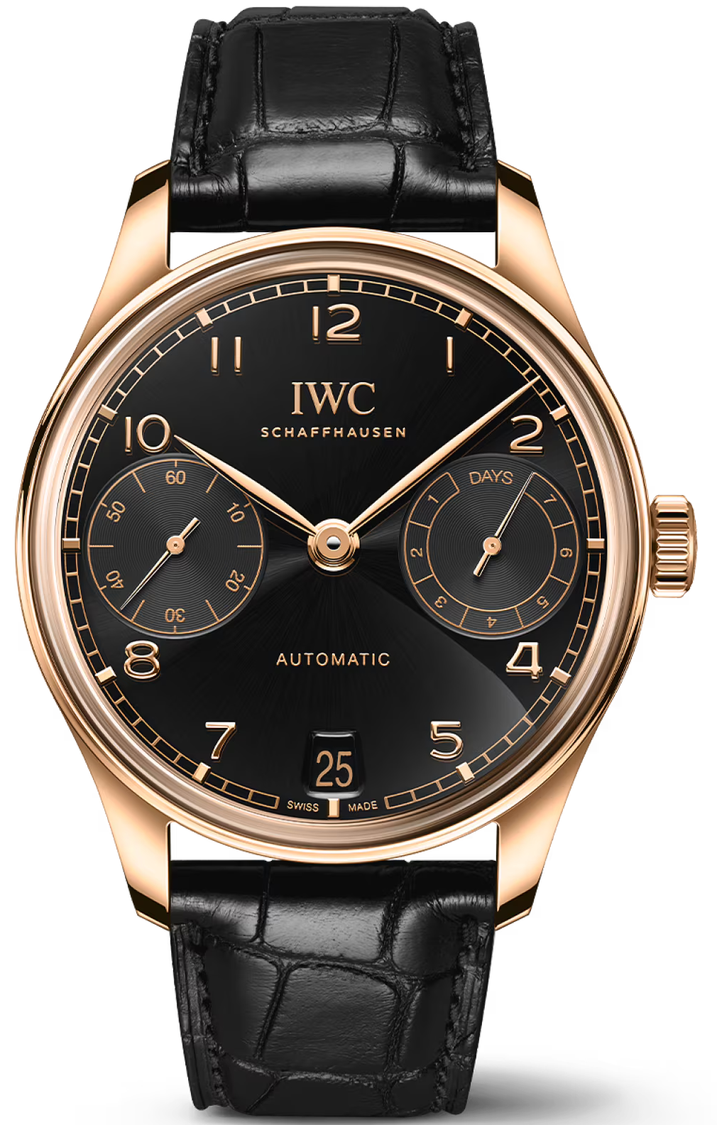 IWC Portugieser Automatic 42 Obsidian Watch IW501707 | C W Sellors ...
