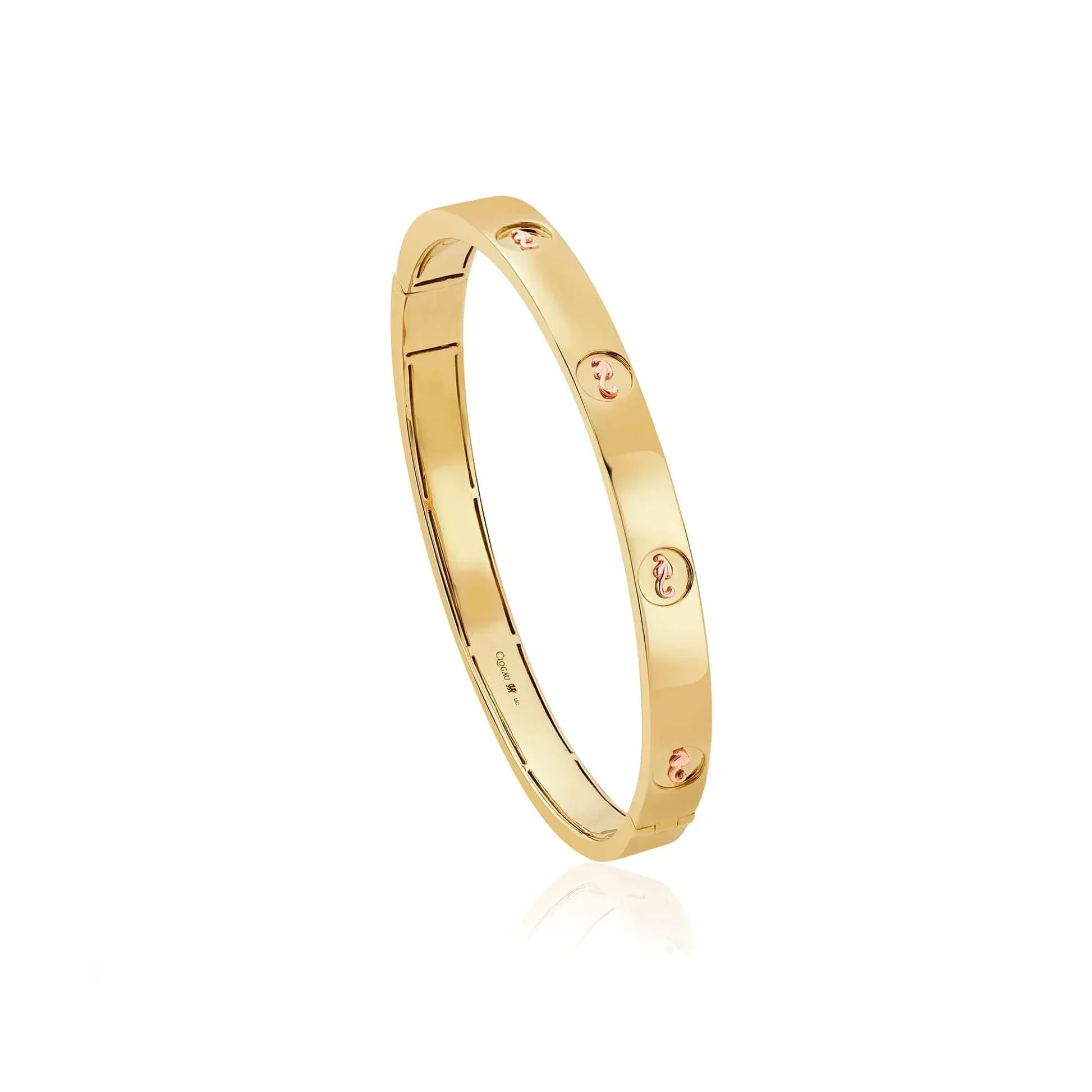 Clogau Tree of Life Insignia 9ct Gold Bangle GTOL0325 | C W Sellors ...