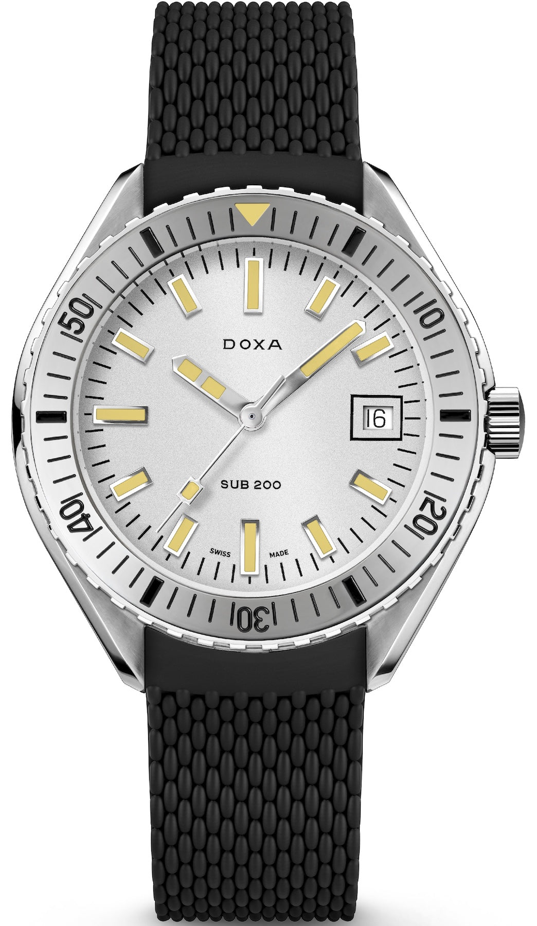 Doxa Sub 200 Searambler Black Rubber Watch 796.10.021.20 | C W Sellors ...