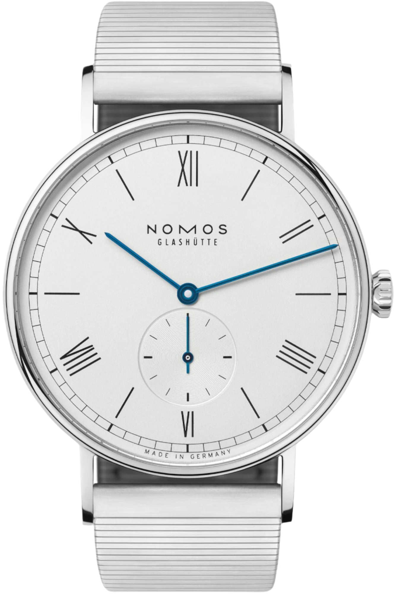 Nomos Glashutte Ludwig 38 Steel Back Watch 235 BRACELET | C W Sellors Luxury Watches