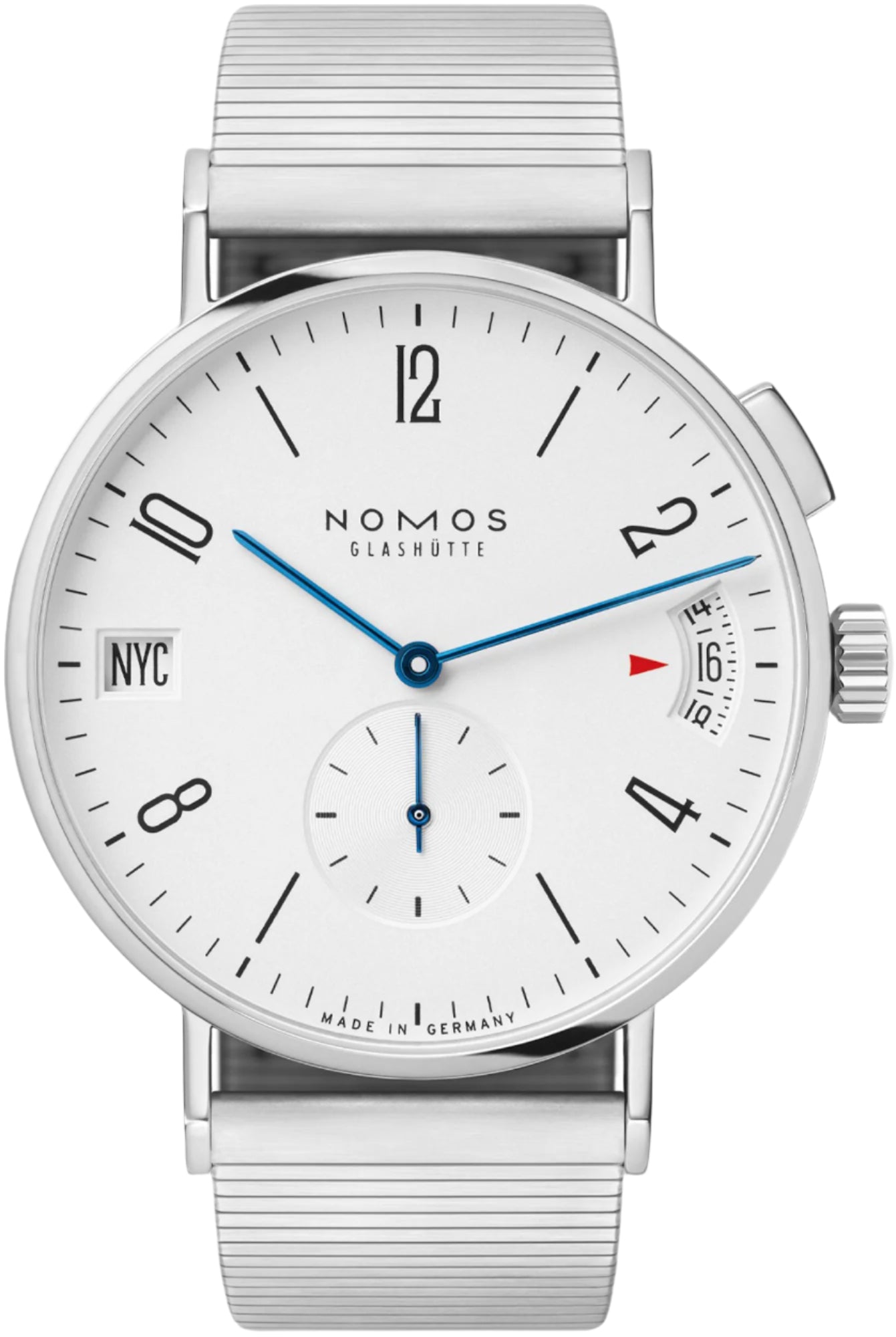 Nomos Glashutte Tangomat GMT Sapphire Crystal Watch 635 BRACELET | C W ...