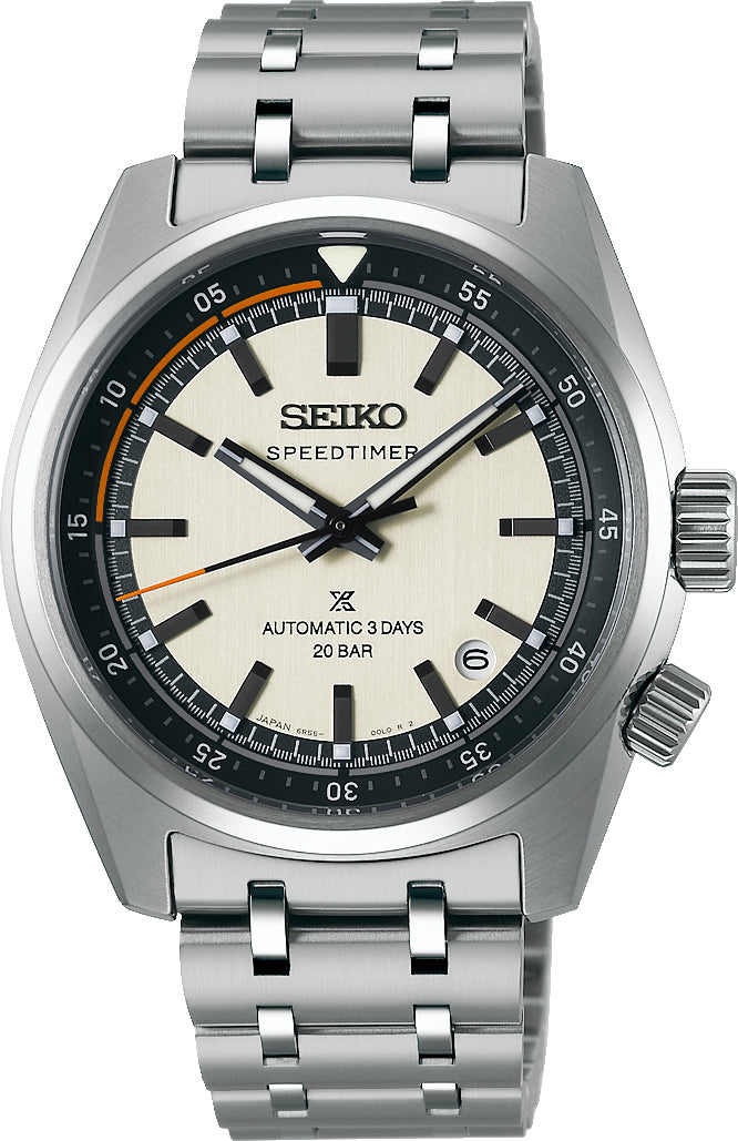 Seiko Speedtimer 6R Compact Countdown In Grey White Contrast Watch ...