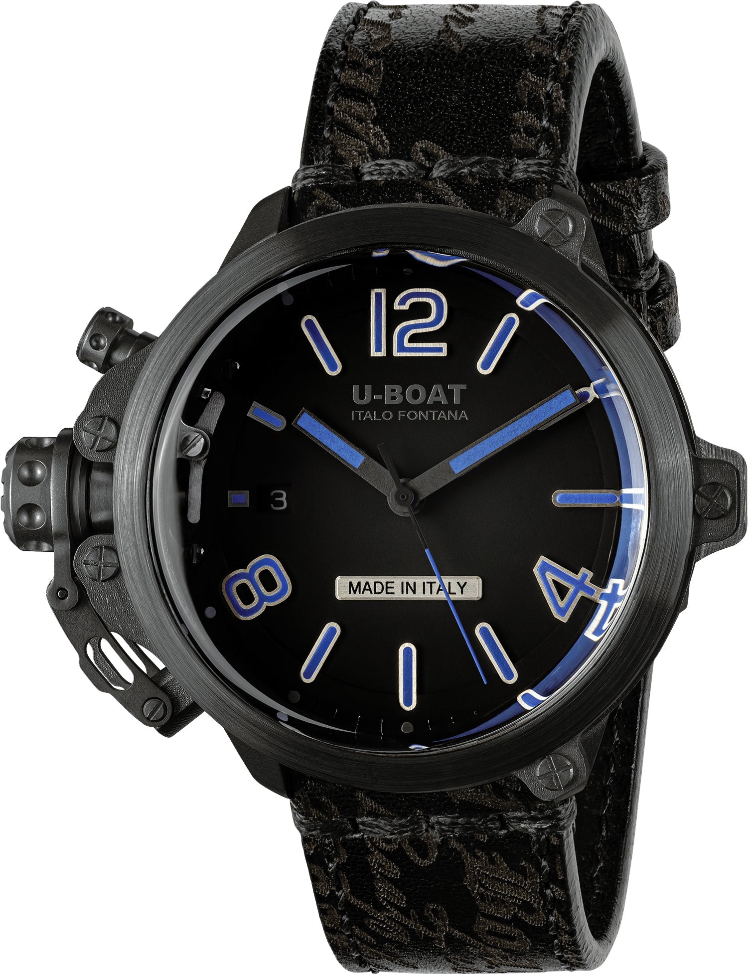 U-Boat Capsule 45mm PVD BK BL Limited Edition Watch 8808 | C W Sellors ...