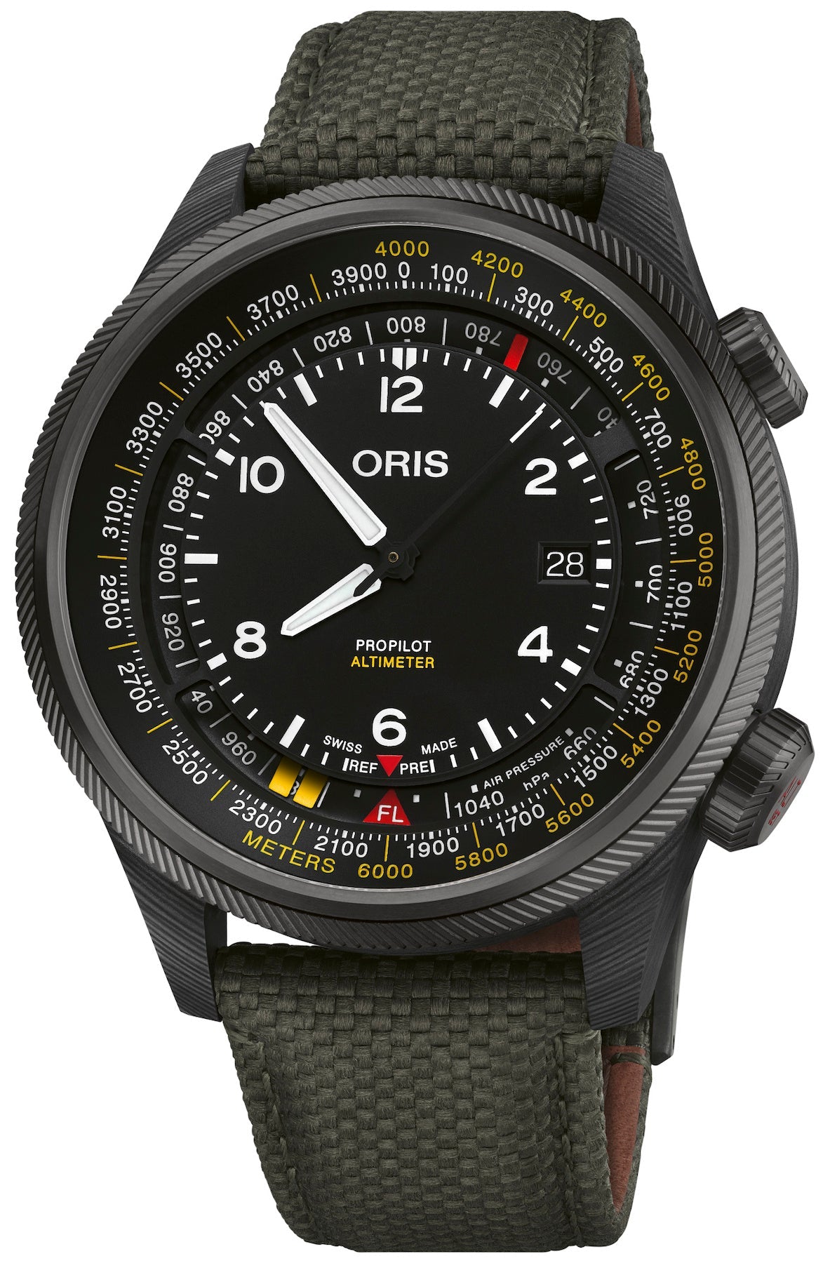 Oris ProPilot Altimeter Meters Watch 01 793 7775 8764-Set | C W Sellors ...
