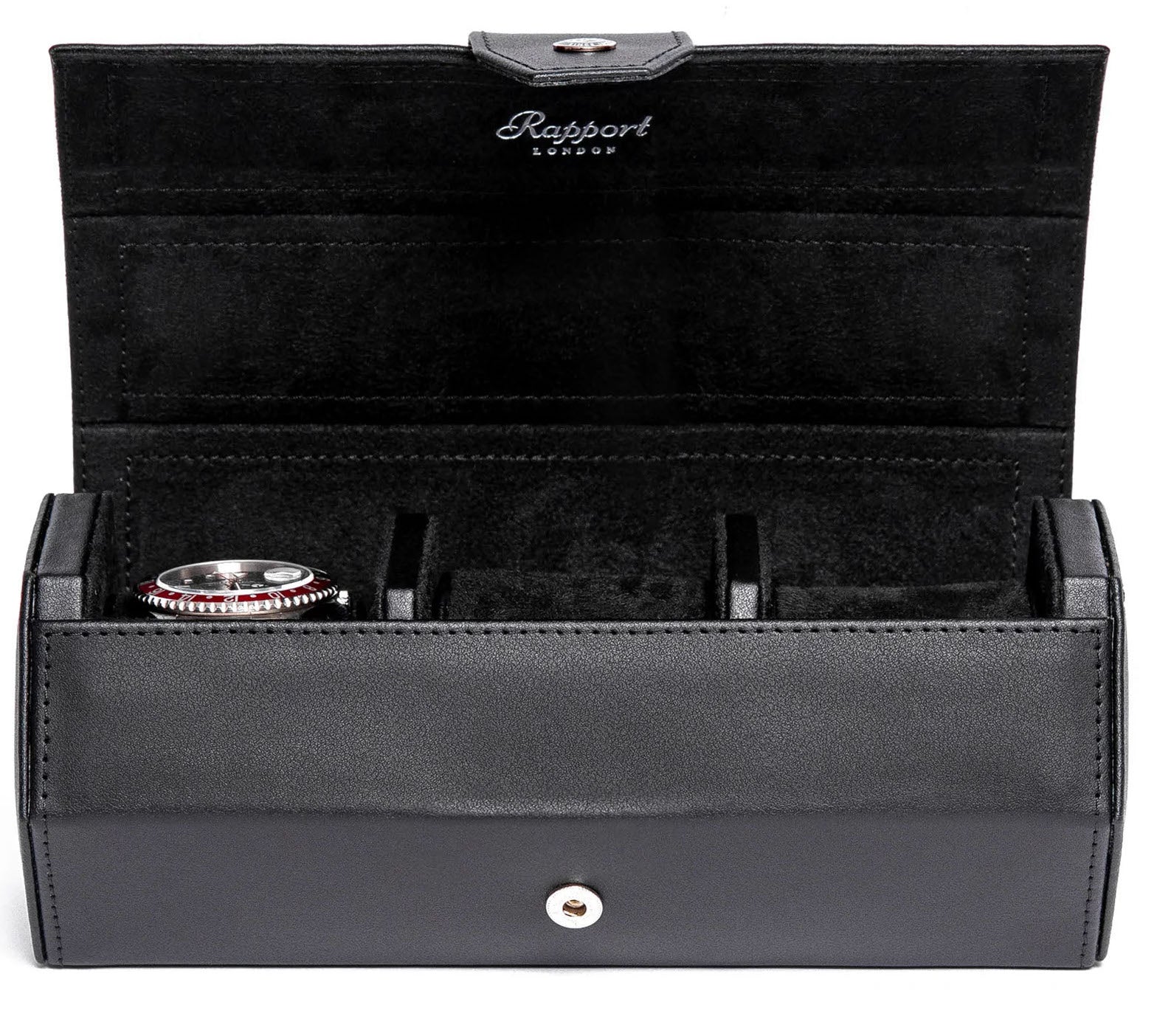 Rapport Watch Roll Vantage 3 Black D135 | C W Sellors Luxury Watches